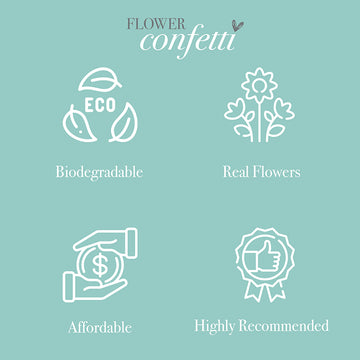 Biodegradable Real Flower Confetti